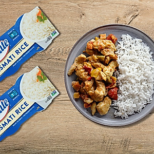 Microwavable Basmati Rice Bundle. Includes Two-8.8 Oz Packages of Minute Microwavable Basmati Rice! Total of 4 Cups of Instant Cooked Rice! Comes With a BELLATAVO Fridge Magnet!