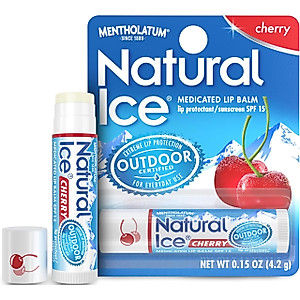 Mentholatum Natural Ice Lip Balm Cherry SPF 15 1 Each (Pack of 6)