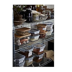 Ikea Food Container, Square/Plastic 3 Pack