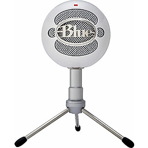 Logitech for Creators Blue Snowball iCE USB Microphone - White (Renewed)