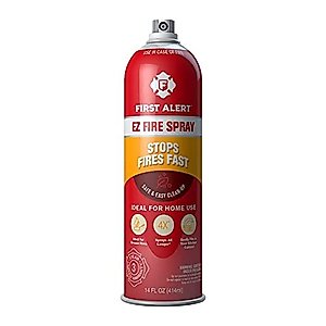 First Alert EZ Fire Spray, Extinguishing Aerosol Spray, AF400