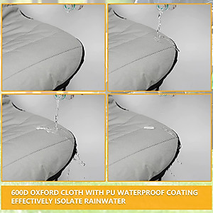 TICSEA Riding Lawn Mower Seat Cover,Waterproof Tractor Seat Cover fits Tractor Seat Backrests 13.5" - 16.5" H Without Armrests, Approx 18”W