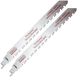 9-Inch Brick, Masonry, Porous Concrete, Engineered Stone Saw Blade for Reciprocating/Sawzall Saws - 2-Pack - Caliastro