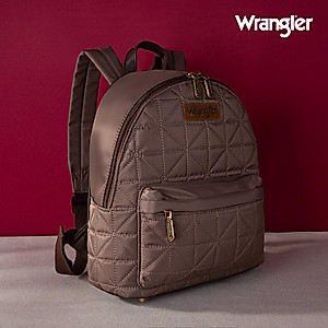 Montana West × Wrangler Backpack Purse for Women Quilted Backpack for Travel