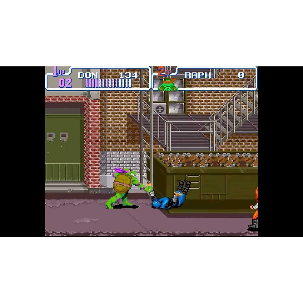 Teenage Mutant Ninja Turtles IV: Turtles in Time - (Super Nintendo, SNES) Reproduction Cartridge