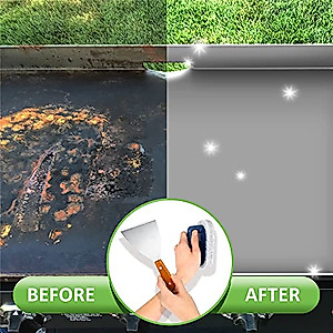 KTUOPEE Griddle Cleaning Kit for Blackstone,Grill & Griddle Kit 29 Pieces Premium Flat Top Grill Accessories Cleaner Tool Set-2 Griddle Scraper,22 Scouring Pads,3 Cleaning Bricks,2 Handle