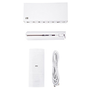 nvede Mini Dual-Purpose Curling Iron, Mini Dual Hair Curler, USB Rechargeable,Portable,Cordless Curling Iron (Pink)