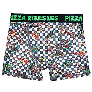 Mutant Mayhem 7PK Athletic Boxer Briefs with Leonardo, Donatello, Raphael & Michelangelo