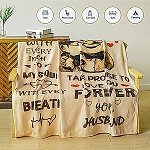 WARMTHLOVE Gifts for Wife Blanket Wife Gifts from Husband Anniversary Christmas Day for Her Soft and Warm Perfect for Bedding 60" x 50"
