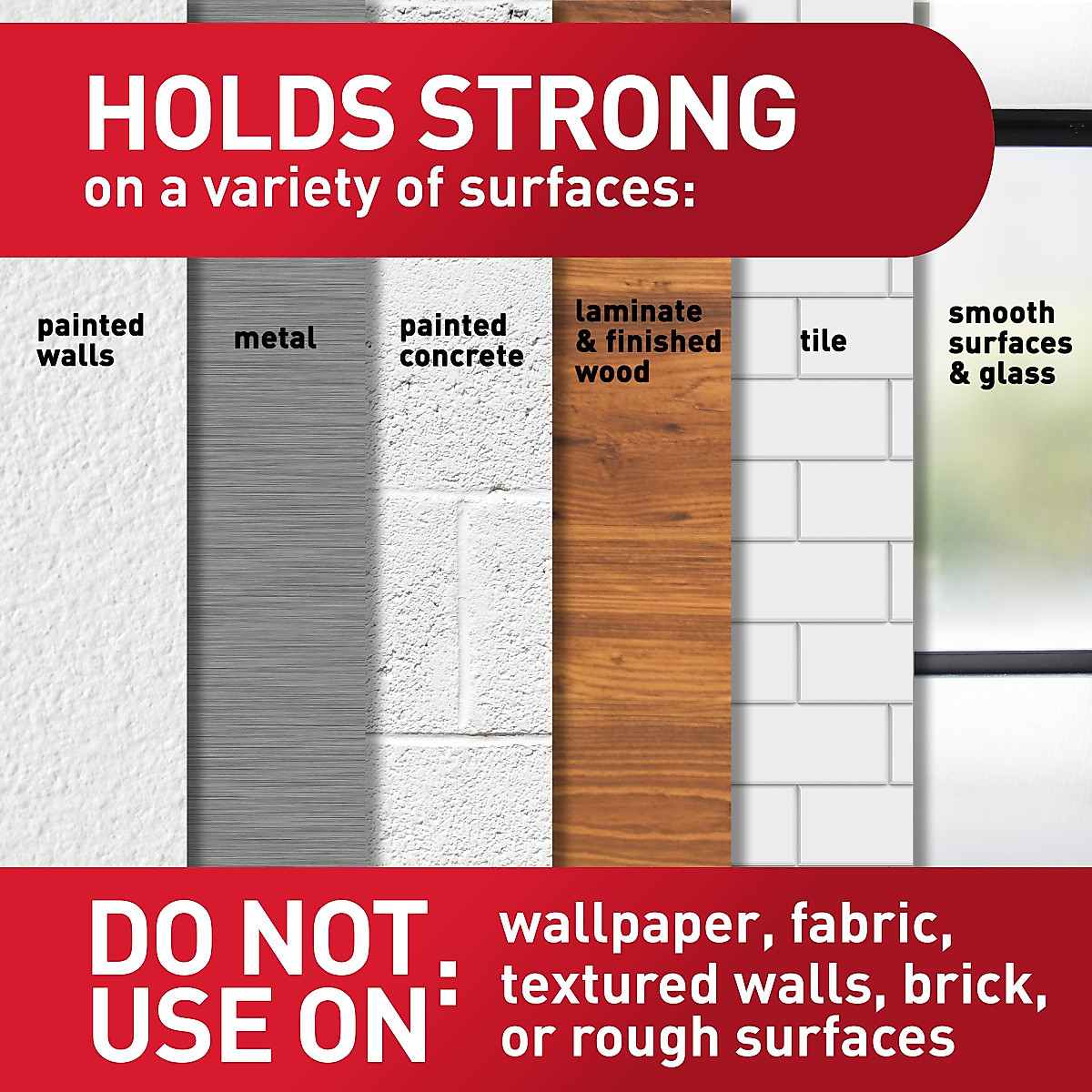 Command Indoor Mini Light Clips, Damage Free Hanging Light Clips with Adhesive Strips, No Tools Mini Wall Clips for Hanging Lights and Cables, 45 Clear Clips and 54 Command Strips