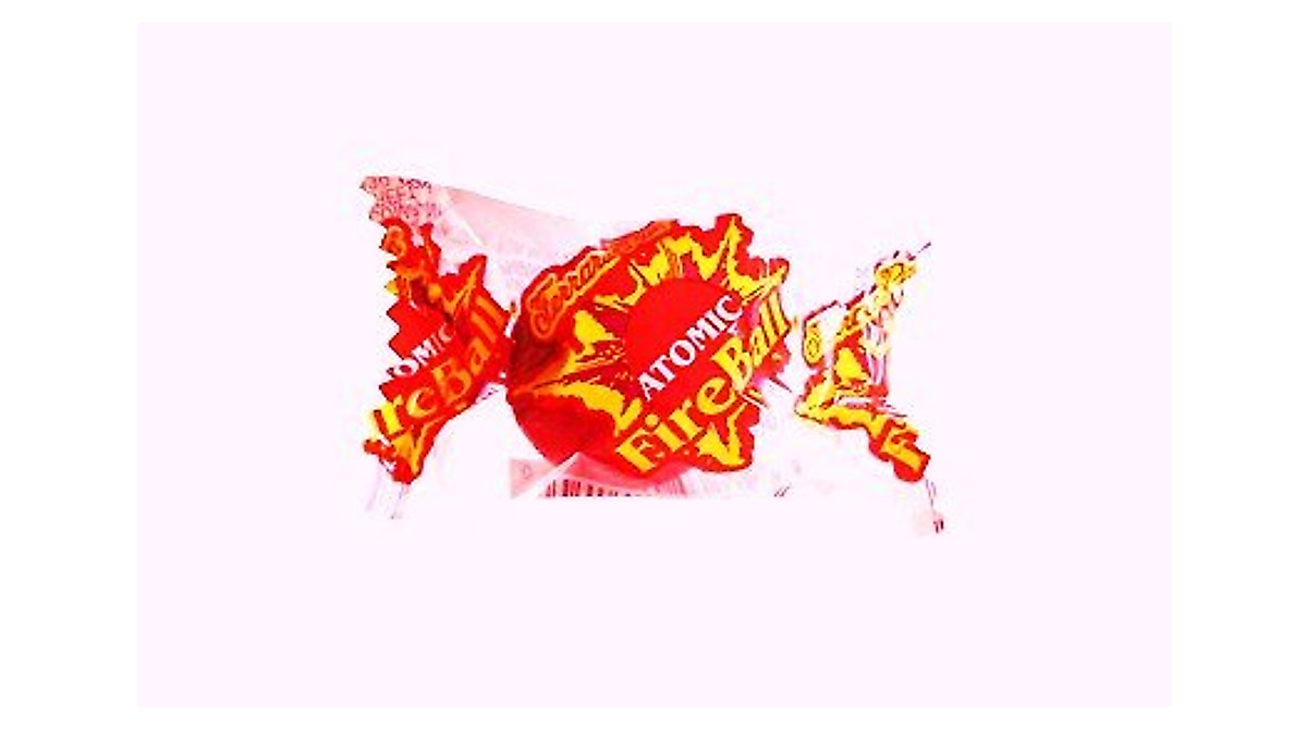 Atomic FireBall Candy Jawbreakers Hot 1lb - Spicy Red Treats