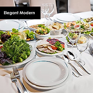 Moretoes 30Pcs Silverware Set for 6, Stainless Steel Cutlery Set, Mirror Polished Flatware Sets for Home and Restaurant, Include Knife Fork Spoon Set, Dishwasher Safe