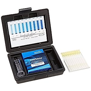 CHEMetrics K-7512 Dissolved Oxygen Kit, 1-12 ppm Range, 1 ppm MDL