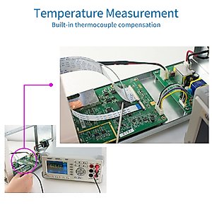 OWON XDM2041 Digital Multimeter with 3.7 inch (480x320) high Resolution LCD, 55000 Counts True RMS AC Voltage/Current Measurement,Support SCPI and Dual line Display Up to 65 Readings per Second