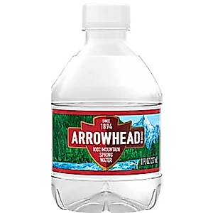 Diamond coast Arrowhead spring water 8 fl oz, total 15 bottles, total 120 fl oz