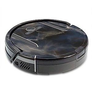 MightySkins Skin Compatible with Shark Ion Robot R85 Vacuum Minimal Cover - Stormy Marble | Protective, Durable, and Unique Vinyl wrap Cover | Easy to Apply, Remove | Made in The USA