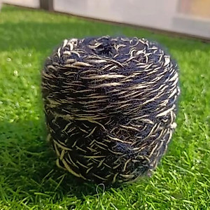 50G/Balls Mohair Cotton Blended Yarn Bright Silk Roving Thread Luxurious Colored DIY Woven Material Comfortable (Color : Color 3)