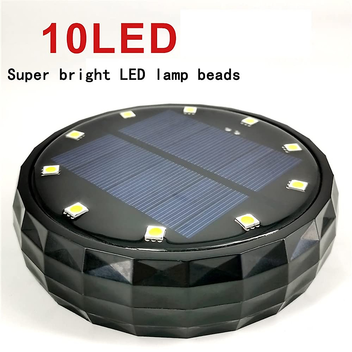 ZHUANYIYI Outdoor Solar Ground Plug Lights, Garden Ground Plug Lawn Waterproof Landscape Lights, Home Garden Pavement Decorative Lights