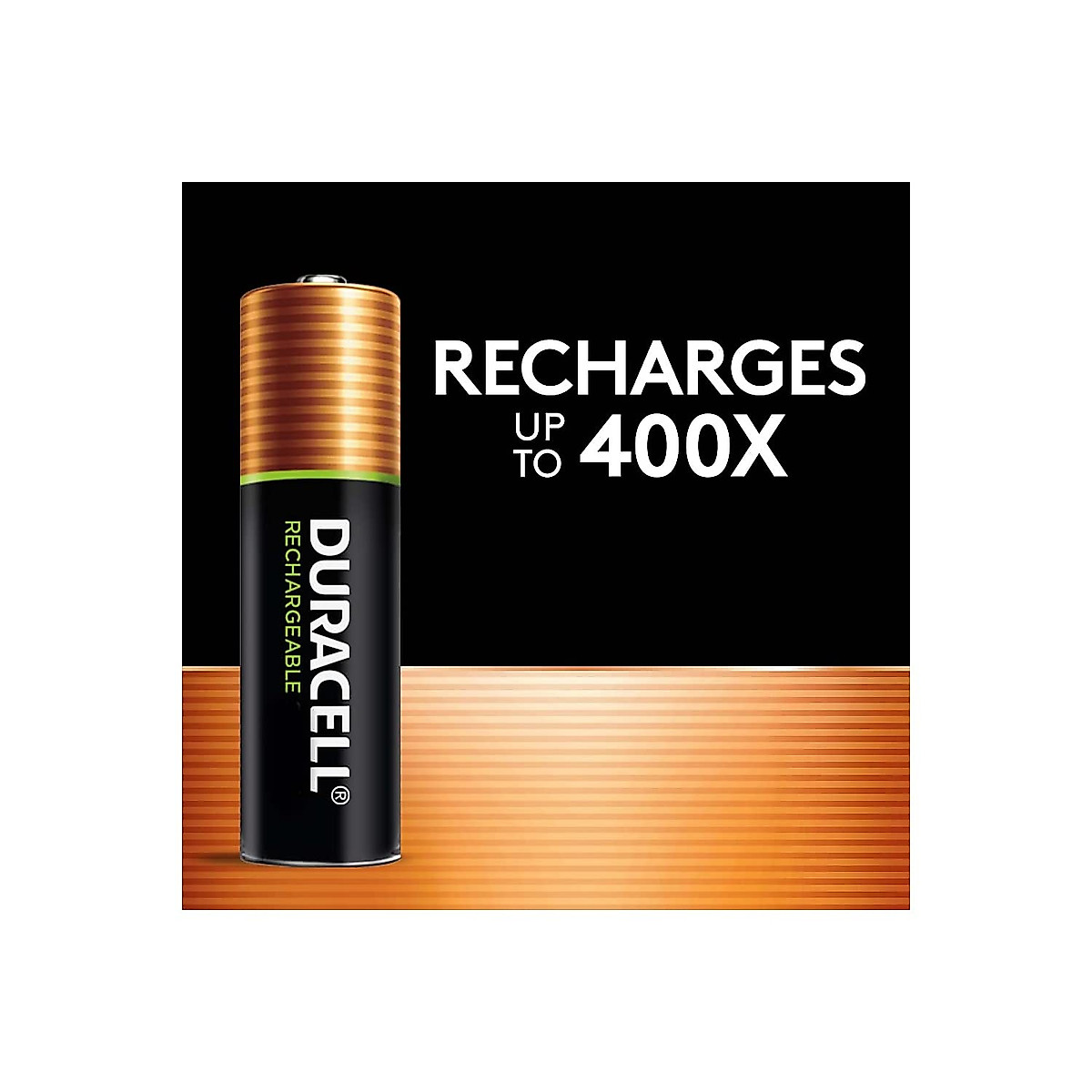 Duracell AA NiMH Battery, rechargeable, 4/Pack (DX1500B4N001)