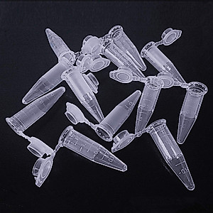 UoYu Microcentrifuge Tube with Snap Cap (1.5ml/50pcs)