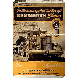 Metal Sign Truck Decor Vintage Motor Classic Wall Garage Art Rusted 12 X 8 Inches Metal Tin Sign