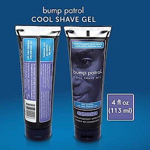 Bump Patrol Cool Shave Gel 4 Ounce Tube (Sensitive) (118ml)