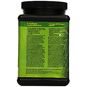 Exo Terra Forest Tortoise Food, Soft Pellets for Reptiles, Adult, 20.8 Oz., PT3226