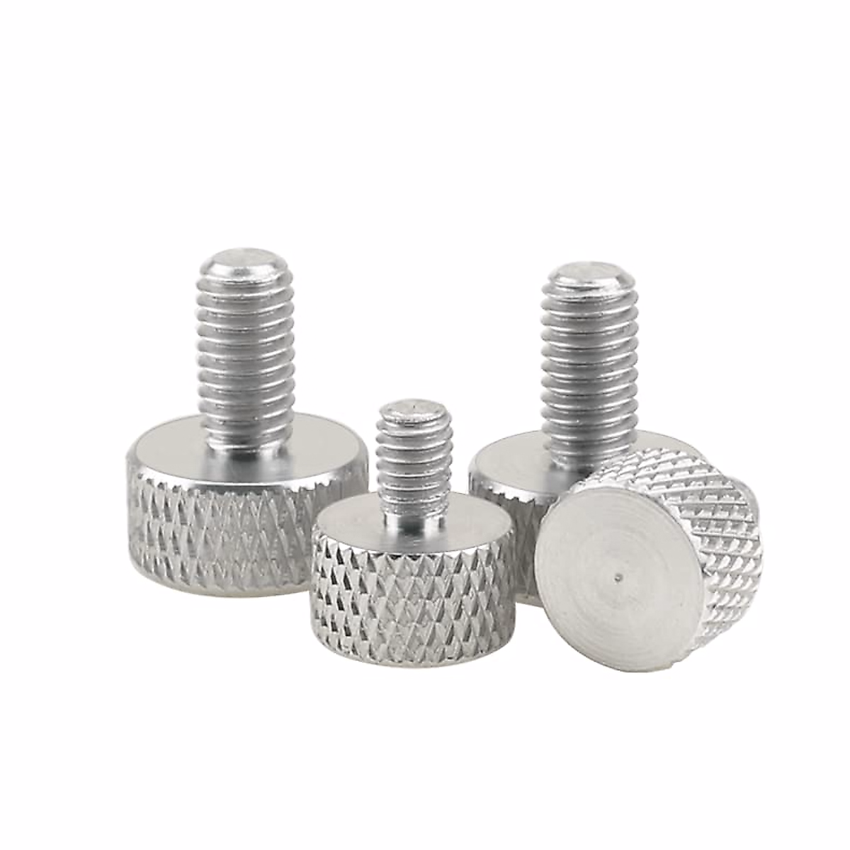 20 Pcs Aluminum knurling Fully Threaded Hand Twistscrew,for Motherboard Installation Etc.M3x8mm