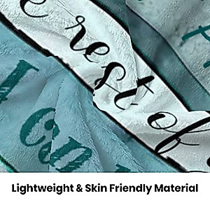 Jnufoju Gifts for Daughter - Daughter Gift from Mom - Mothers Day Daughter Gifts from Mother - Birthday Gifts for Daughter Adult - Daughter Birthday Gifts Ideas - Throw Blanket 60 x 50 inch