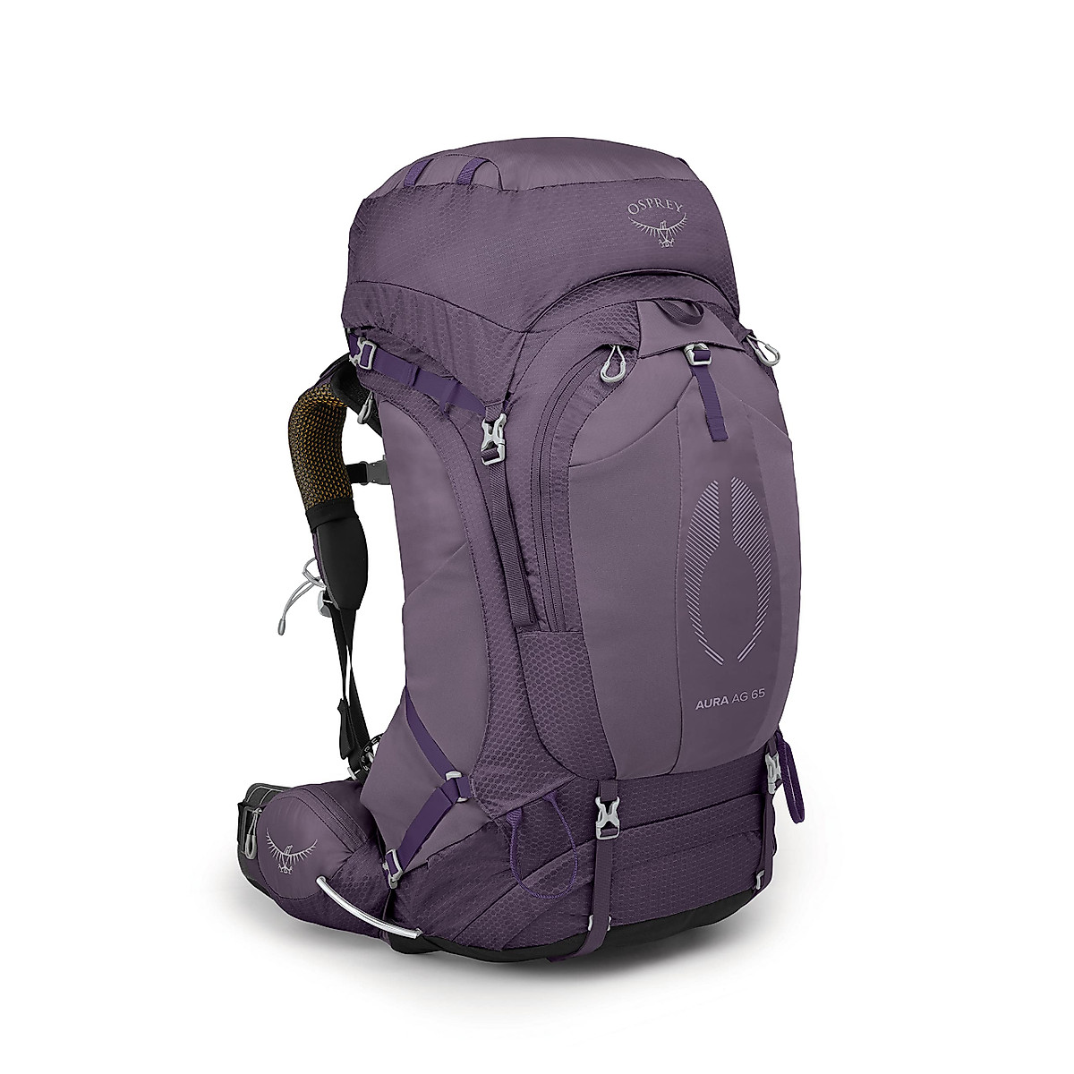Osprey Aura AG 65 Women's Backpacking Backpack, Enchantment Purple, X-Small/Small