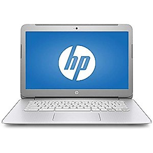 HP 14-ak040wm 14" Chromebook, Chrome, Full HD IPS Display, Intel Celeron N2940 Processor, 4GB RAM, 16GB eMMC Drive