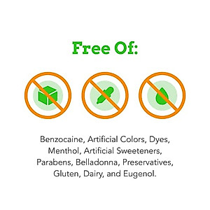 Orajel Baby Daytime Cooling Gel for Teething, Drug-Free, 1 Pediatrician Recommended Brand for Teething*, One .33oz Tube