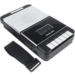 PHILCO Digital Cassette Recorder – Portable Tape Player, Recorder & Cassette to MP3 Converter