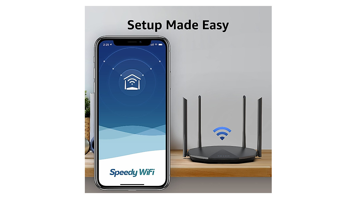 Speedefy High Speed Pro WiFi Router - Streaming & Gaming