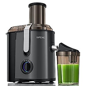 SIFENE Juicer Machine, 800W Juicer with 3.2" Big Mouth for Whole Fruits and Veggies, Juice Extractor with 3 Speeds Settings, Easy to Clean