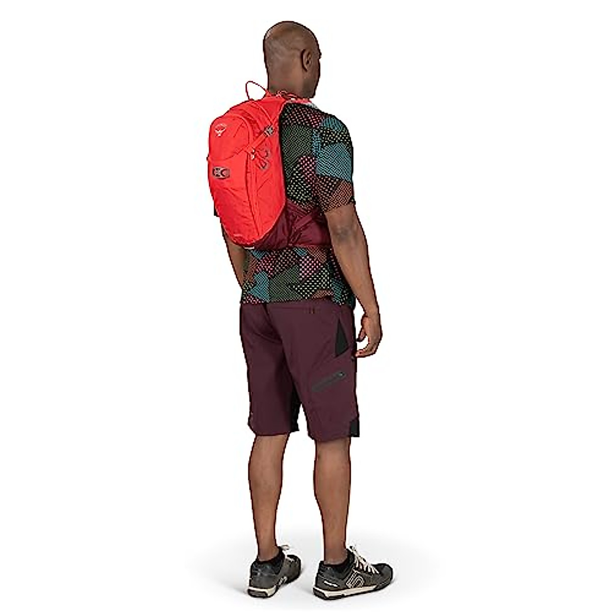 Osprey Siskin 12L Men's Biking Backpack with Hydraulics Reservoir, Black