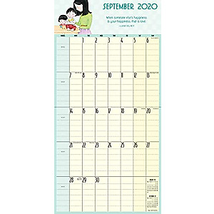 Mary Engelbreit Moms Can Do Anything! 17-Month 2020-2021 Family Wall Calendar