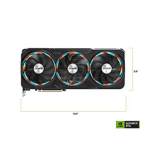 Gigabyte GeForce RTX 4080 Gaming OC 16G Graphics Card, 3X WINDFORCE Fans, 16GB 256-bit GDDR6X, GV-N4080GAMING OC-16GD Video Card