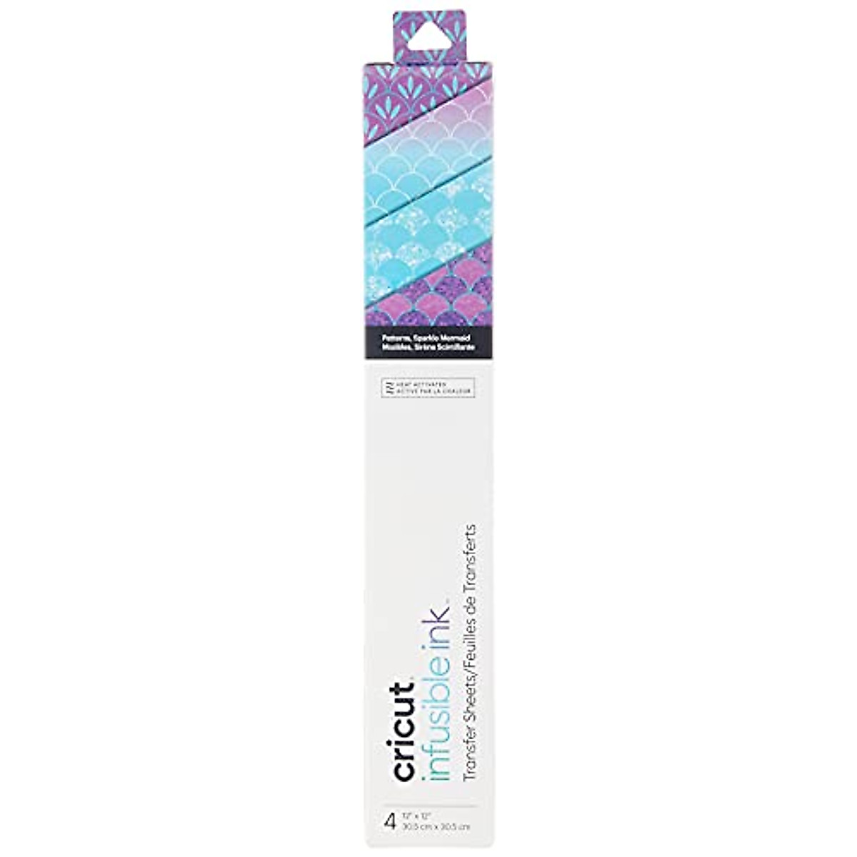 Cricut Patterns, Sparkle Mermaid (4 ct) Infusible Ink Transfer Sheets