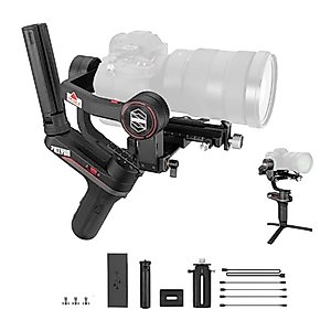 Zhiyun Weebill S Compact Gimbal Stabilizer for DSLR & Mirrorless Camera Sony A7M3 A7III A7R3 with 24-70MM GM Len Nikon Z6 Z7 Panasonic GH5 GH5s Canon 5D4 5D3 EOS R BMPCC 4K 3-Axis Handheld Weebills