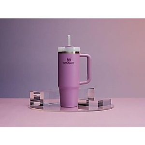Stanley Quencher H2.0 Tumbler with Handle and Straw 30 oz | Flowstate 3-Position Lid | Cup Holder Compatible for Travel | Insulated Stainless Steel Cup | BPA-Free | Lilac