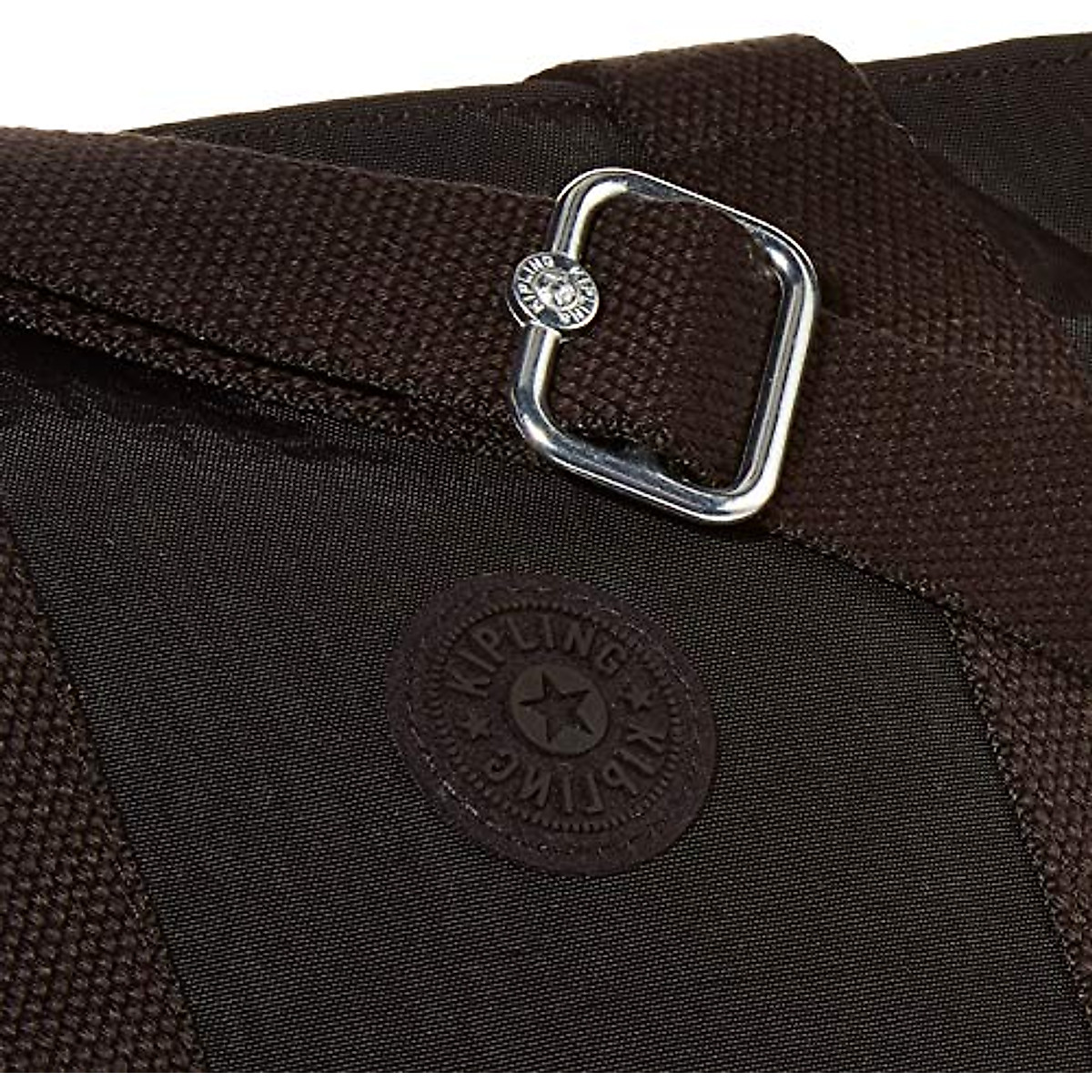 Kipling Women's Asseni Mini Tote, Compact Lightweight Everyday Purse, Nylon Shoulder Bag, Black Noir