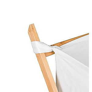 BirdRock Home X Bamboo Hamper - Made of Natural Bamboo - Includes Machine Washable Cotton Canvas Liner - Lightweight for Easy Transportation