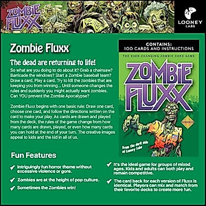 Looney Labs Zombie Fluxx Card Game - Ever-Changing Gameplay and Zombie Adventure
