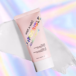 Wet n Wild Prime Focus Impossible Primer Hydrating Matte Finish, Clear, 0.84 Fl Oz