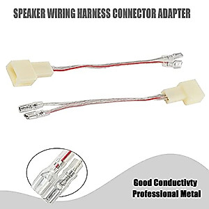 RED WOLF Replacement for 2000-2019 Toyota and Scion, Camry, 4Runner, Subaru 2012-2019 Car Door Speaker + Dash Tweeter Wire Adapter Connector Harness