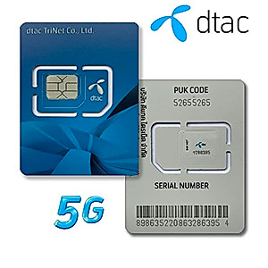 DTAC Local SIM for Thailand 30 GB at Max Speed | Prepaid