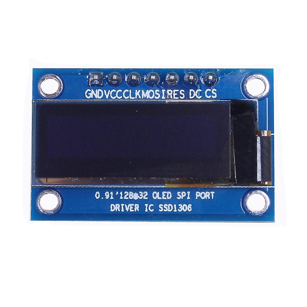 Hailege 0.91" SSD1306 SPI OLED LCD Display 128x32 3.3V/5V for AVR PIC STM32 Arduino
