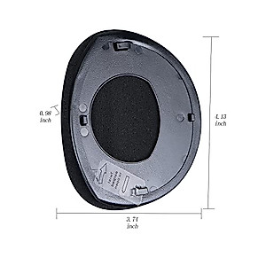 MOLGRIA HDR160 RS160 Ear Pads Cushion, Replacement Earpads for Sennheiser RS160 RS170 RS180 HDR160 170 180 Wireless Headphones (Velour Leather)