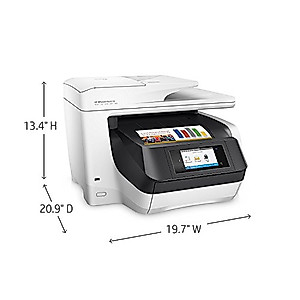 HP M9L74A OfficeJet Pro 8720 All-in-One Printer, White (Renewed)
